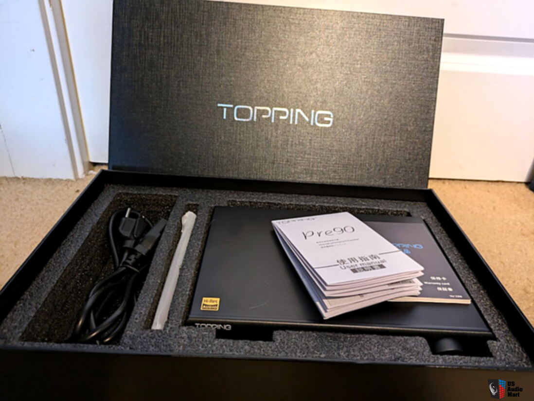 Topping Pre90 Pre Amp - Black - Original owner - light use - Free Ship ...