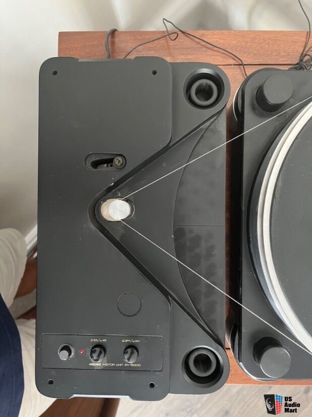Micro Seiki RX-1500 and RY-1500D Turntable extremely rare 120v unit ...