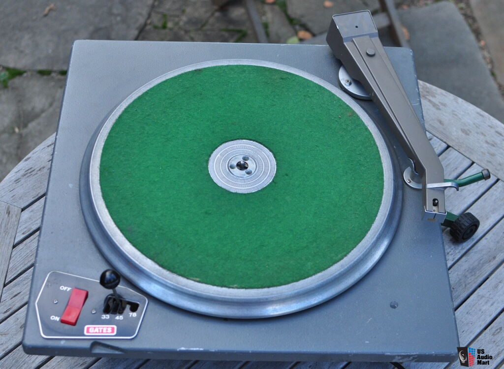 gates transcription turntable with grey research toearm /cartridge ...