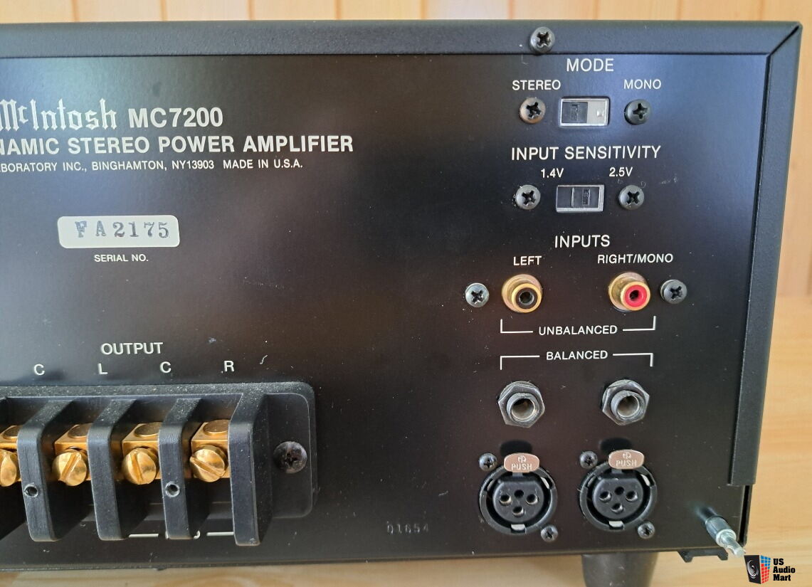 McIntosh MC7200 Photo #5308815 - US Audio Mart