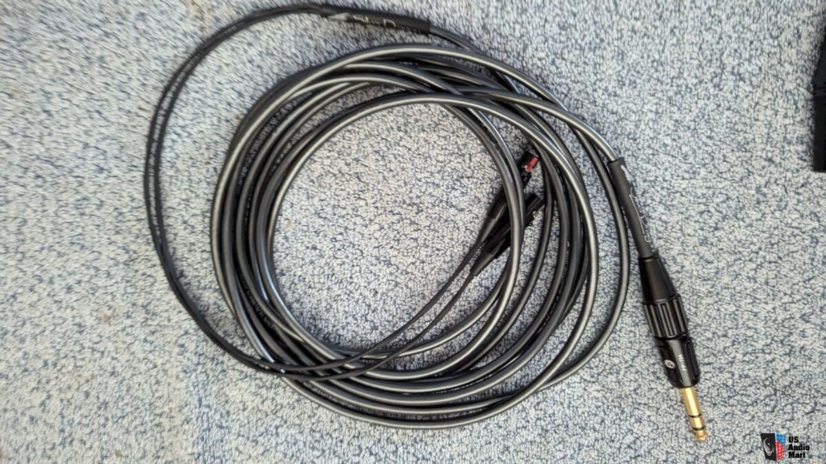 Moon Audio Silver Dragon Cable - 15ft for Audeze, ZMF, etc mini XLR For ...