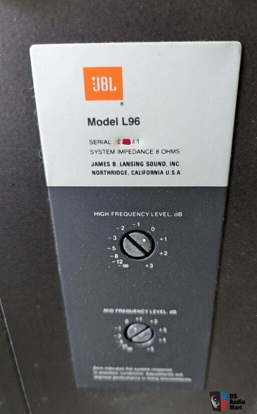 Pair JBL L96 Delta Speakers - Consecutive Serial #'s - Excellent ...