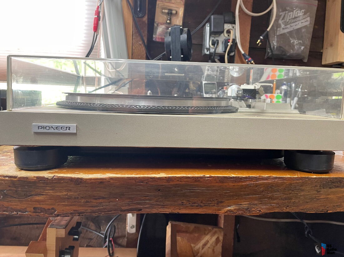 Restored, set up Pioneer PL-518 turntable, new Goldring E3 cartridge ...