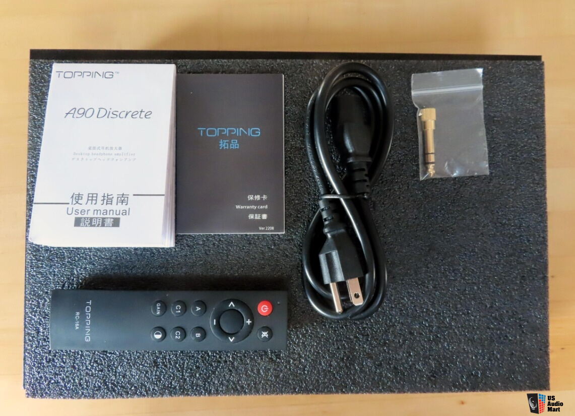 Topping A90 D Headphone Amp Silver Photo #5313427 - US Audio Mart
