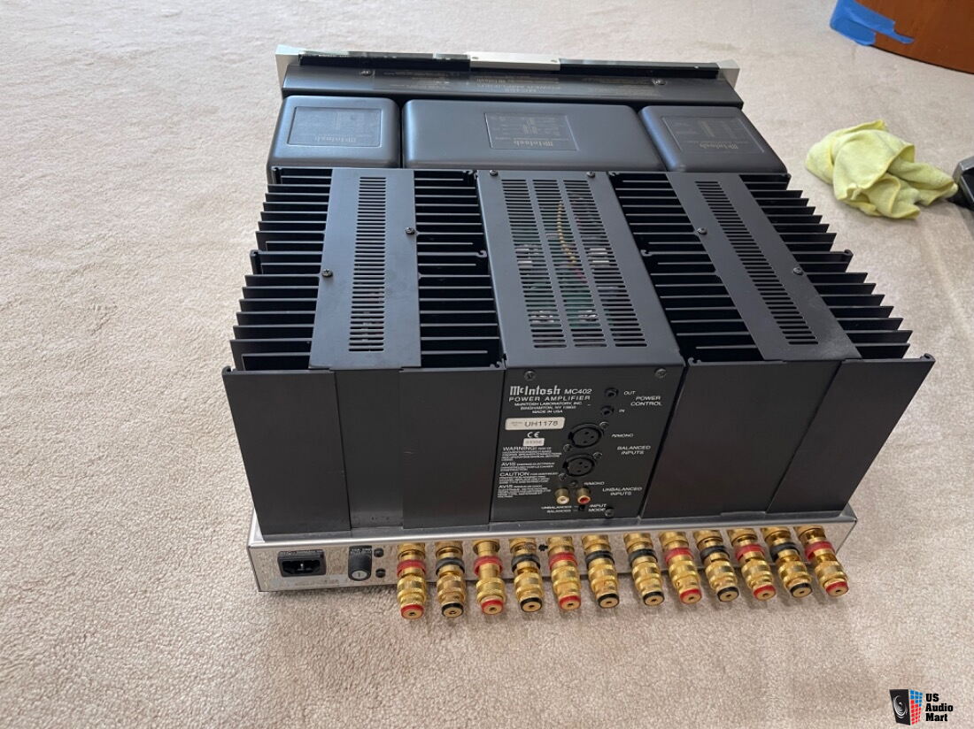 McIntosh MC402 400w x2 CHANNEL IN EXCELLENT Condition Photo #5314505 ...