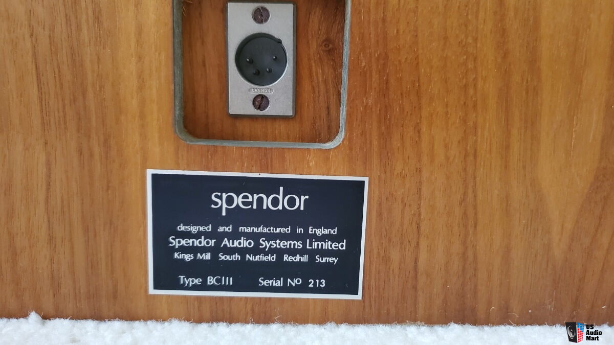 Spendor BCIII / BC3 Photo #5315285 - US Audio Mart