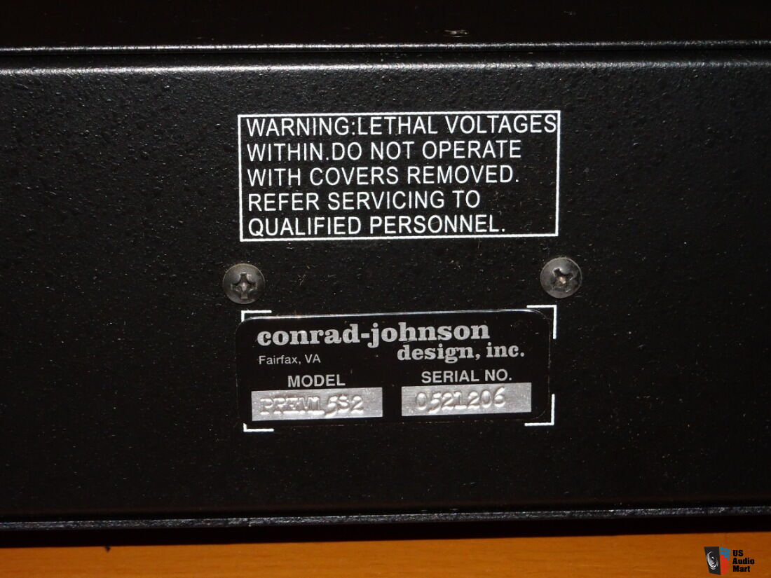 Conrad Johnson Premier 15 Series 2 phono preamplifier Photo #5317465 ...