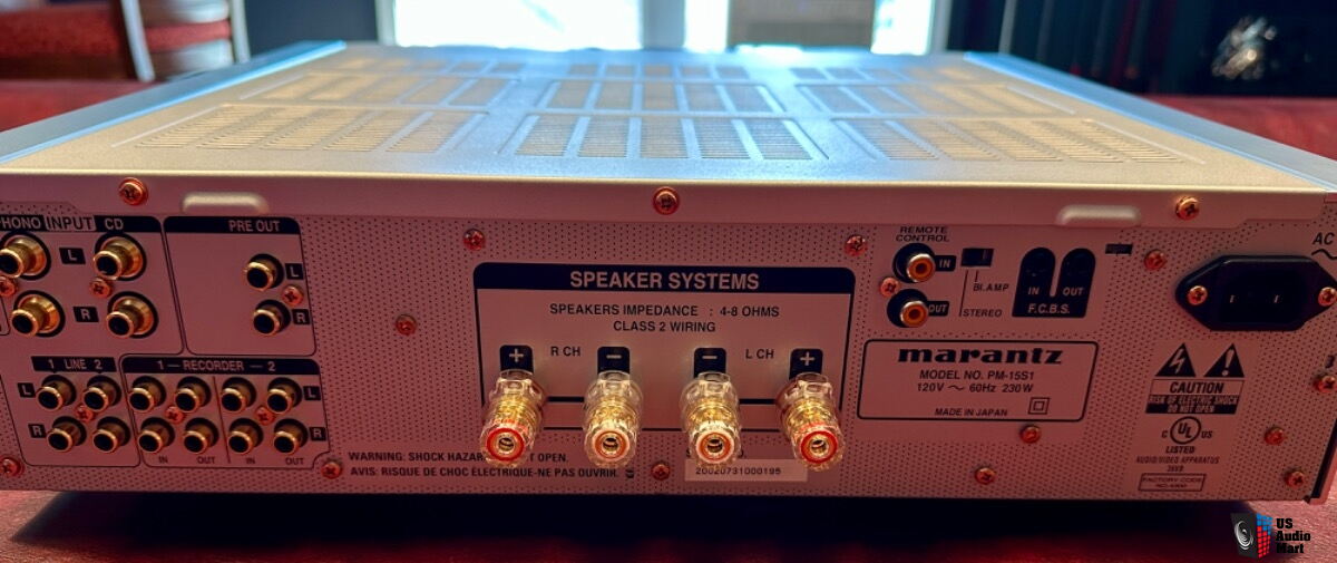 Marantz PM 15S1 Reference Series Integrated Amp Photo #5318819 - US ...