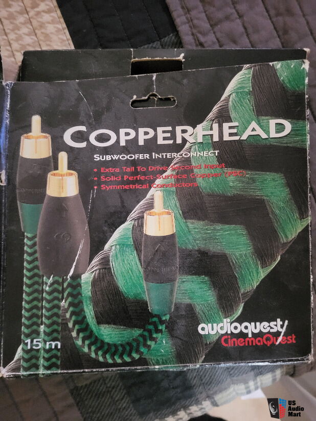Audioquest Copperhead Subwoofer Cable 15 meter Photo #5322094 - US ...