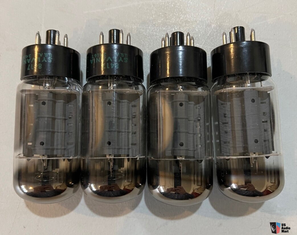 8417 Quicksilver / BOGAN / Sylvania Power Output Vacuum Tubes / Quad ...