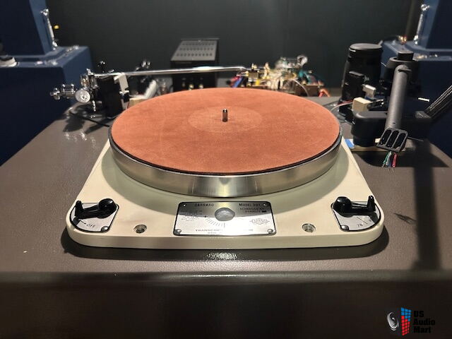 Garrard 301, beautiful plinth, upgraded stainless platter and bearing ...