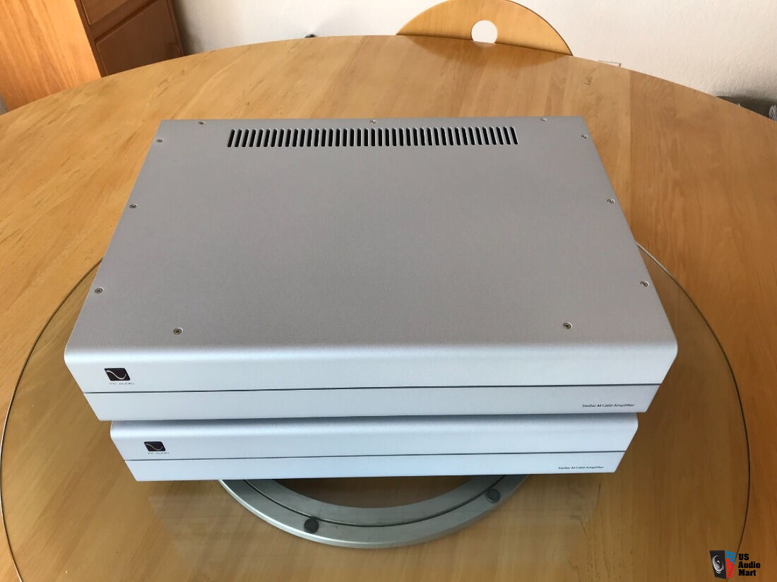 PS Audio M1200 Monoblock Amplifiers (Pair - Silver finish)