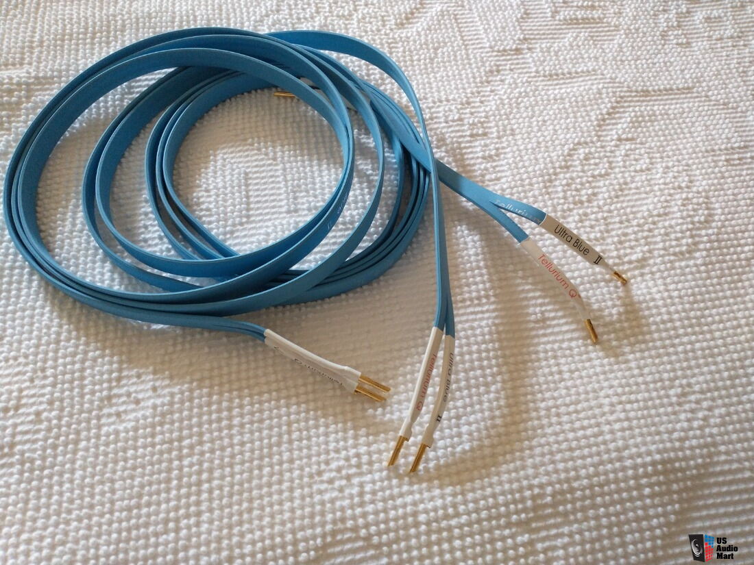 Tellurium Q Ultra Blue II speaker cables 3m For Sale - US Audio Mart
