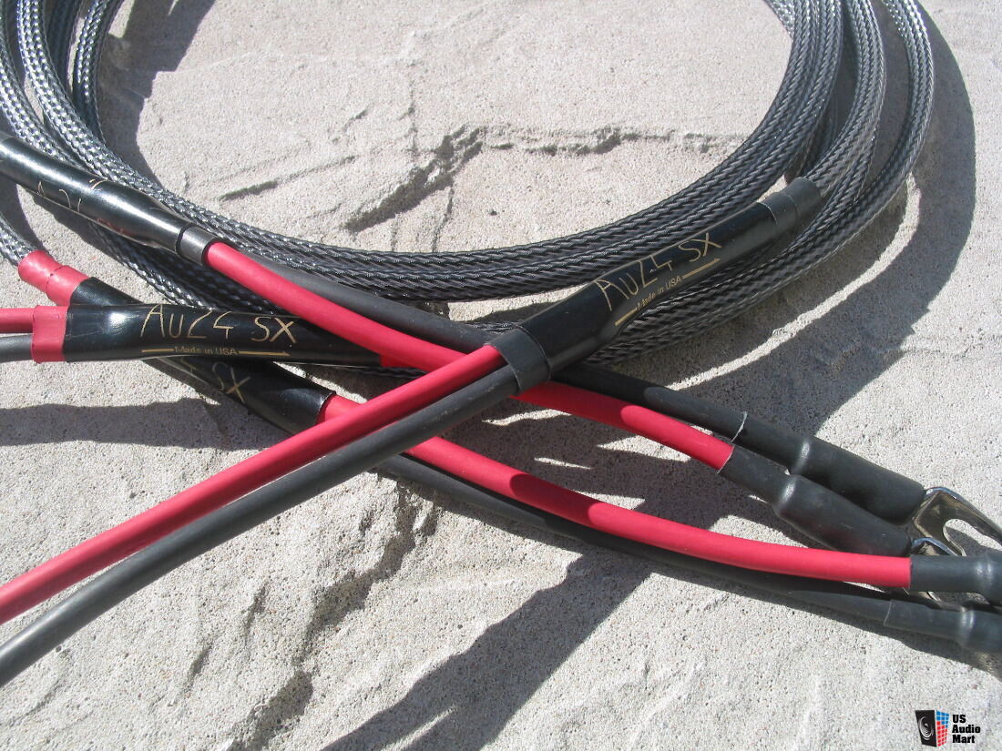 Audience AU24 SX speaker cables / 8ft spades Photo #5328840 - US Audio Mart