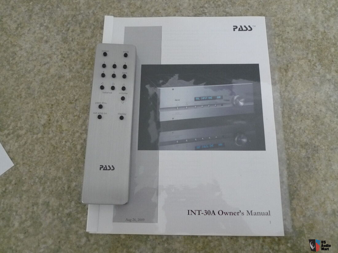 Pass Labs INT-30A Photo #5329123 - US Audio Mart