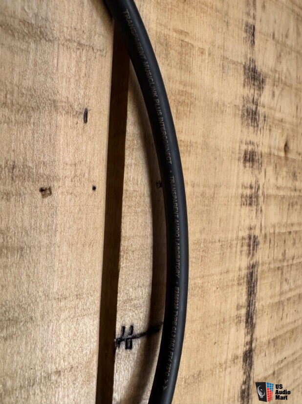 Transparent Cable 1M Plus Gen 5 RCA Interconnects in EXCELLENT ...