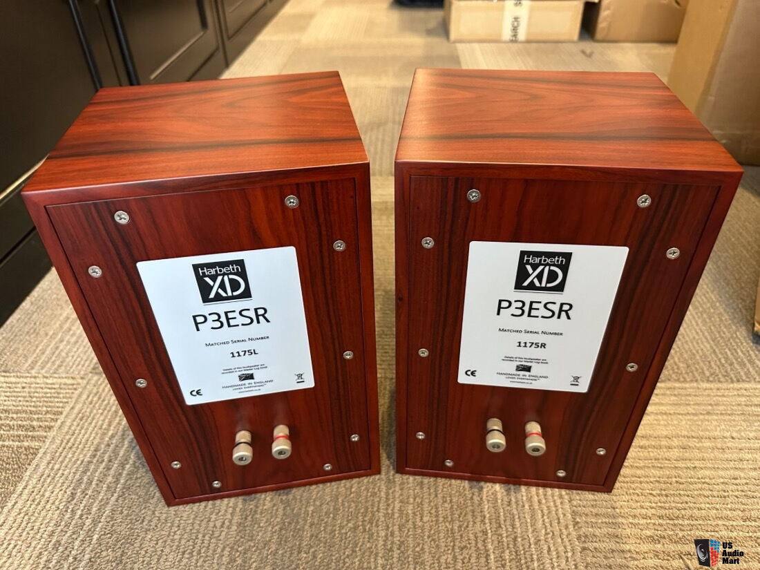 Harbeth P3ESR-XD w/ Ton Trager Stands (Pair, Rosewood) Photo #5331794 ...