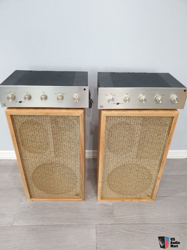 Two of AR model AU amplifiers and Pair of AR model 2A speakers (Combo ...