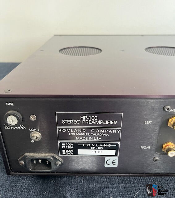 Hovland HP-100 Tube Preamp with MC Phono Stage Photo #5334379 - UK ...