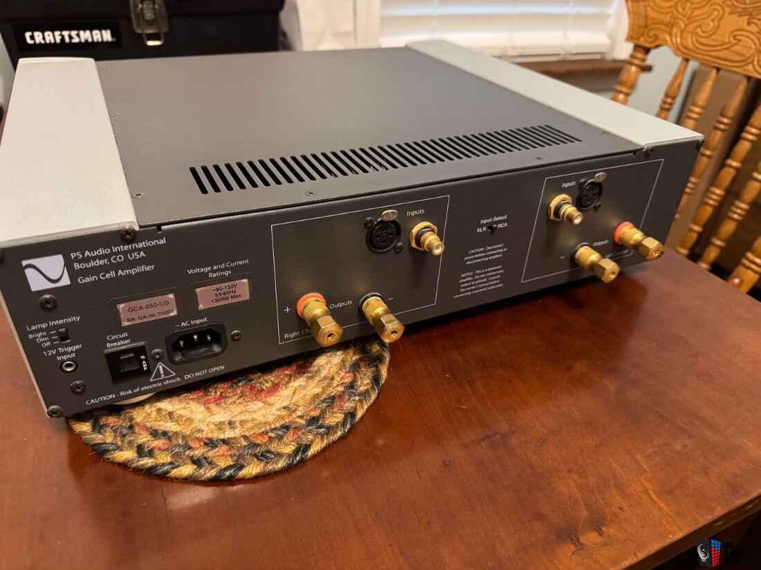 PS Audio GCA-250 Stereo Power Amplifier Gain Cell Amplifier Photo ...