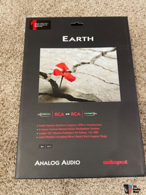 AudioQuest Earth 5 Meter RCA Photo #5336095 - US Audio Mart