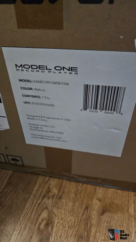 Andover Model-One Turntable Music System-Beautiful Audiophile Grade ...