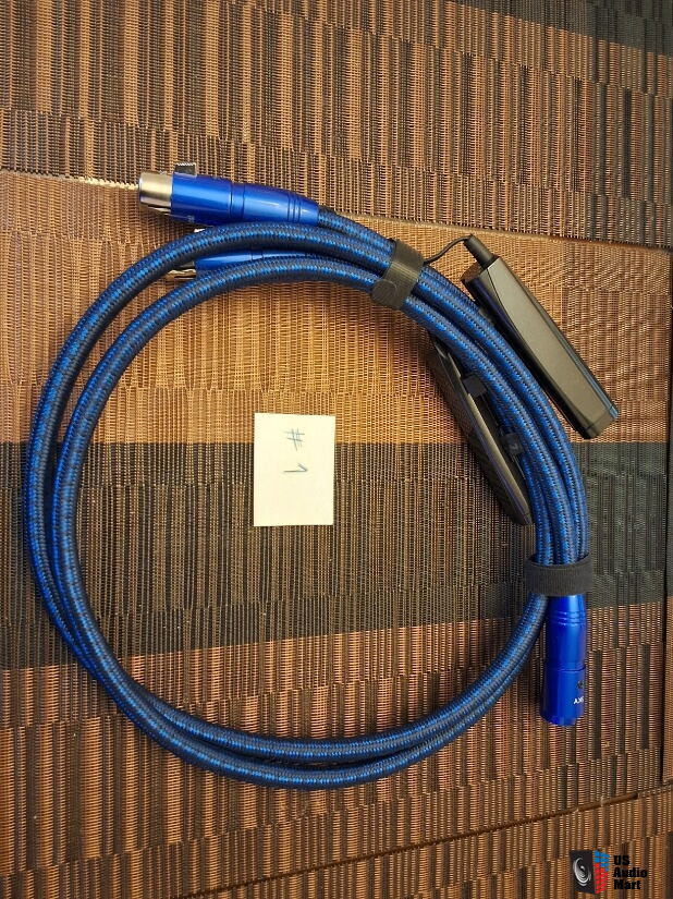Audioquest Sky 1m XLR Interconnect cables with upgraded Level-X DBS 72v ...