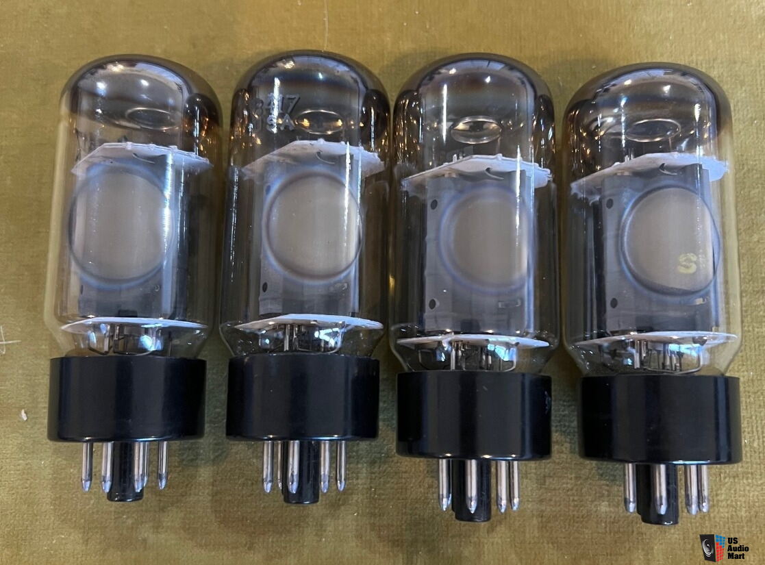 8417 Quicksilver / BOGAN Sylvania Power Output Vacuum Tubes / Quad Set ...