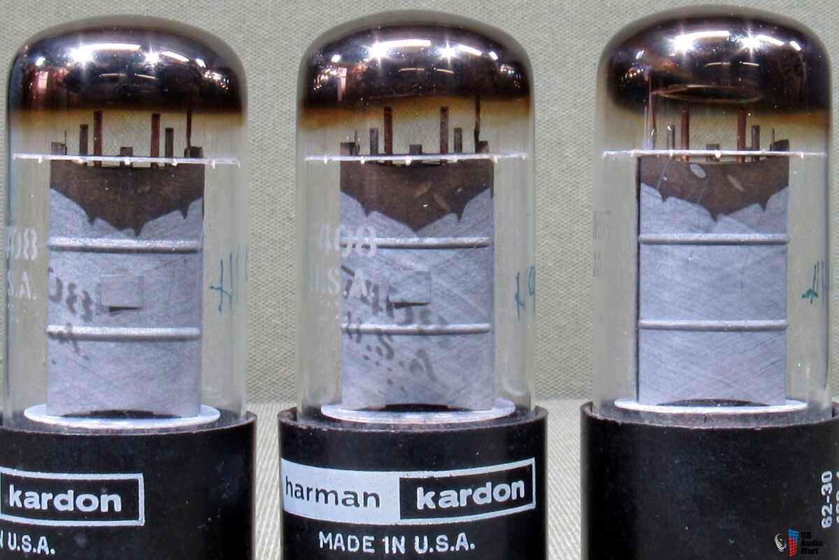 3 Harman Kardon 7408 Tubes by General Electric - Tested - FREE Shipping!