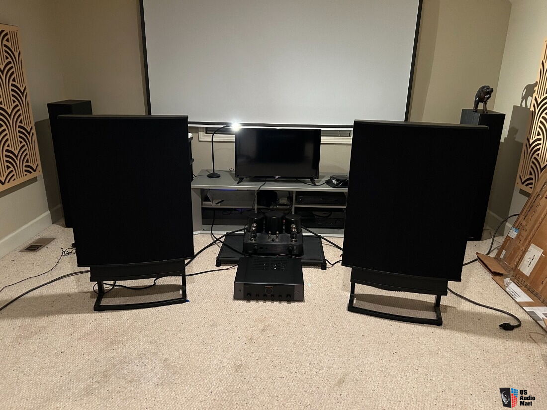 Quad ESL-63 Electrostatic Speakers with stands Photo #5339785 - US ...