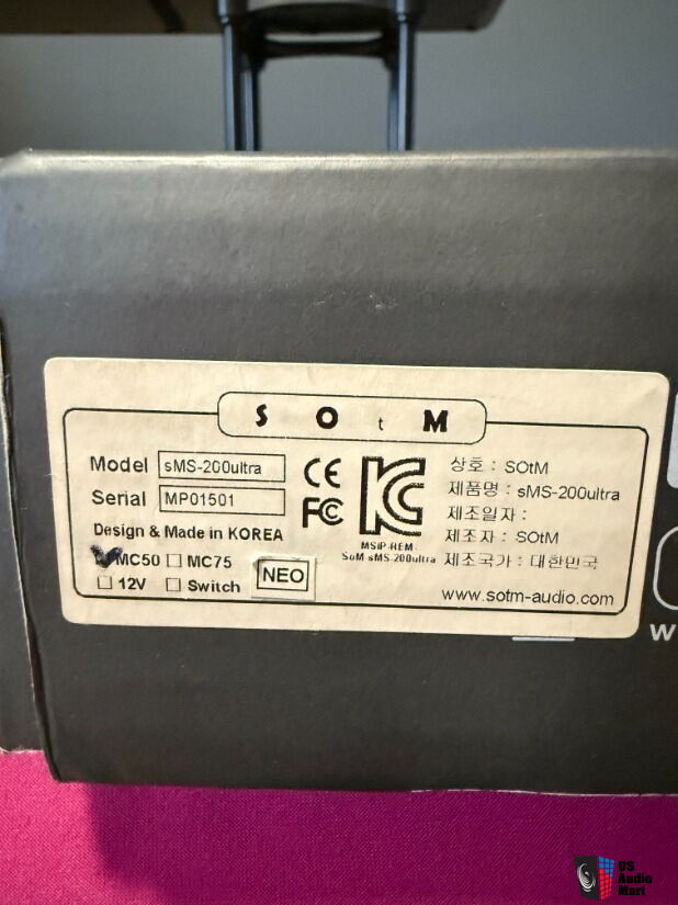 SOTM SMS-200 Ultra Neo Streamer with External Clock Option Photo ...