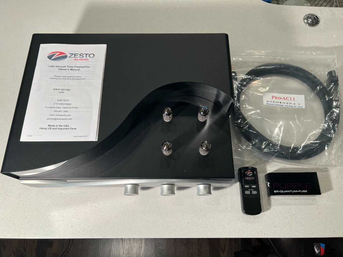 Zesto Leto Preamplifier w/ESP Power Supply and Upgrades Photo #5341039 ...