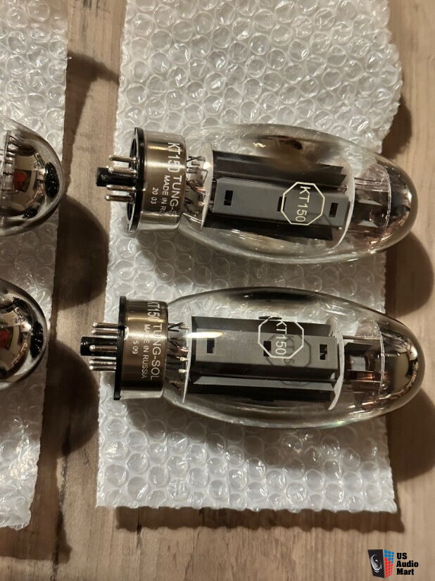 Matched Quad TungSol KT150 Platinum Grade Power Tubes - like new and ...