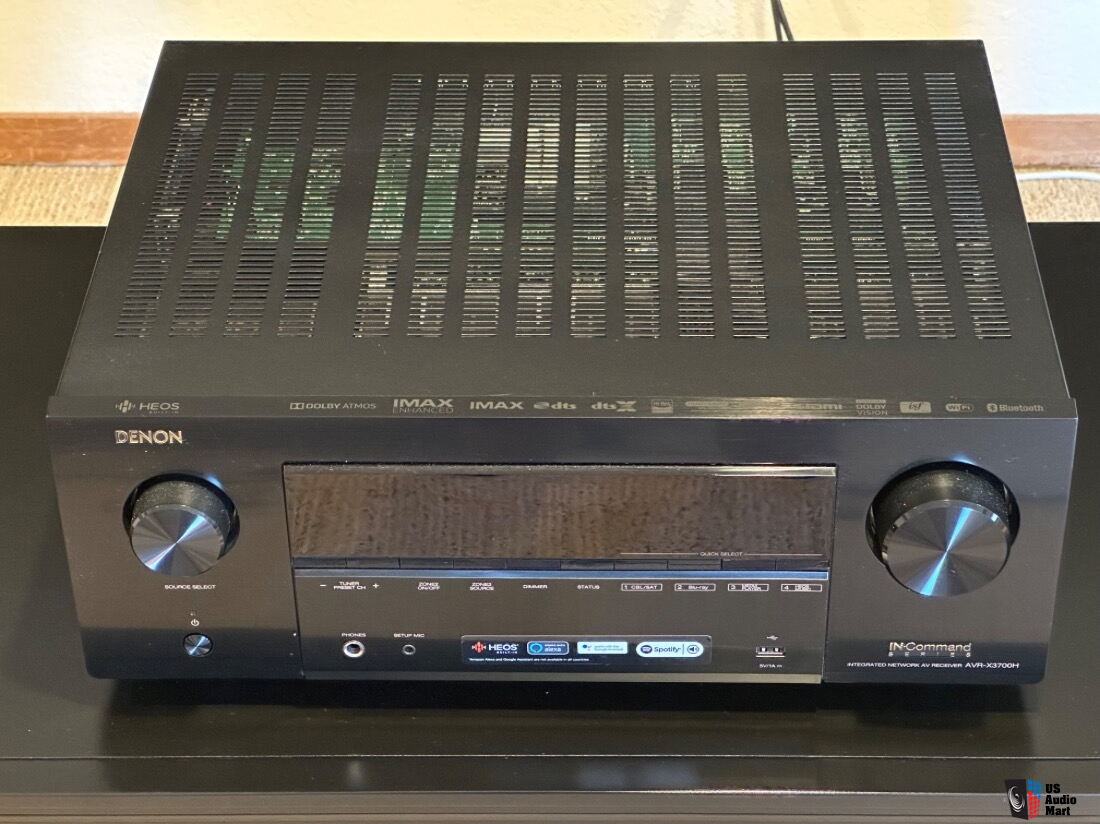 Denon AVR-X3700H - 9.2 Ch. 105W 8K AV Receiver with HEOS Built-in ...