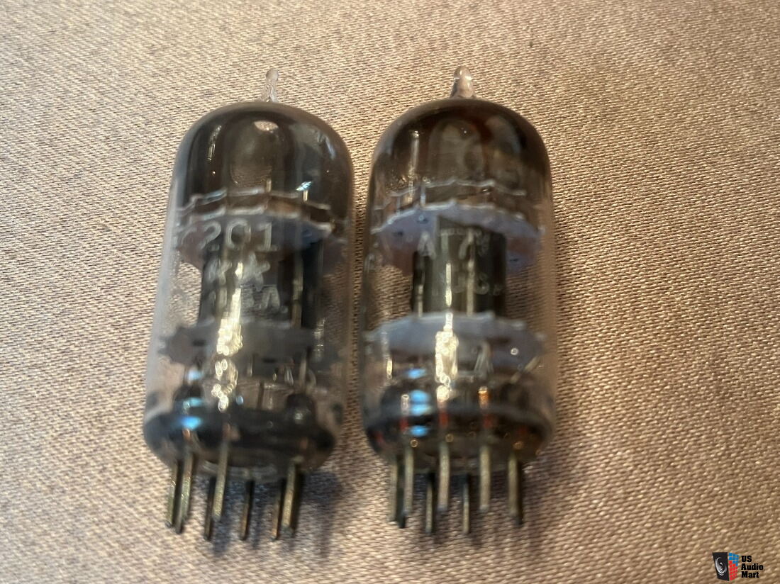 GE 6201 12AT7 Black Plate Tubes with 3 Micas Photo #5343050 - US Audio Mart