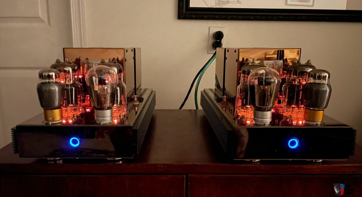 Wonderful Pair of Audio Mirror Reflection 45s SET Tube Amps Photo ...