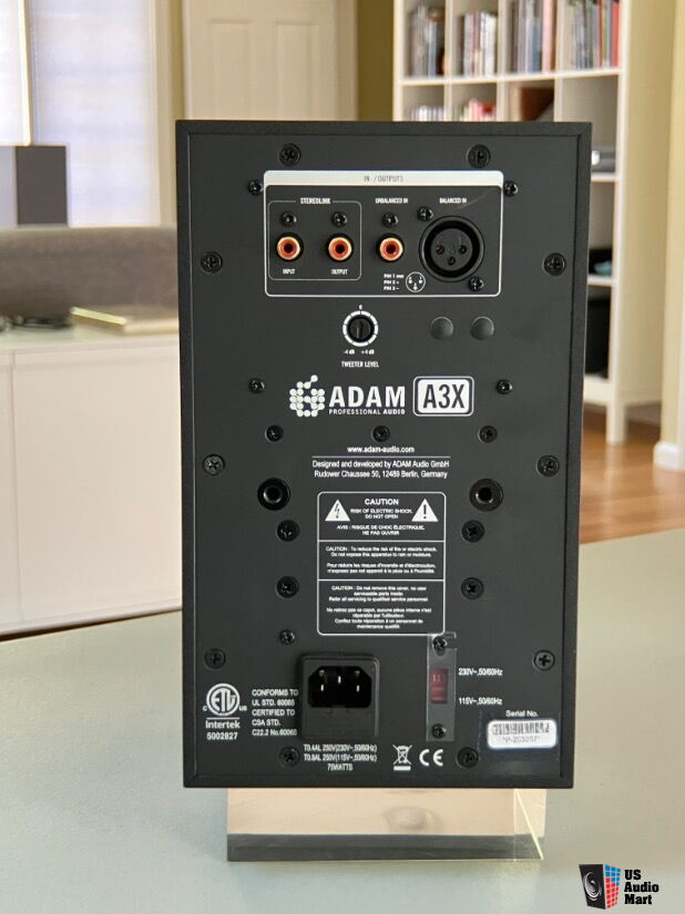 Adam Audio A3X --Single, FOR REPAIR/PARTS Photo #5345968 - US Audio Mart