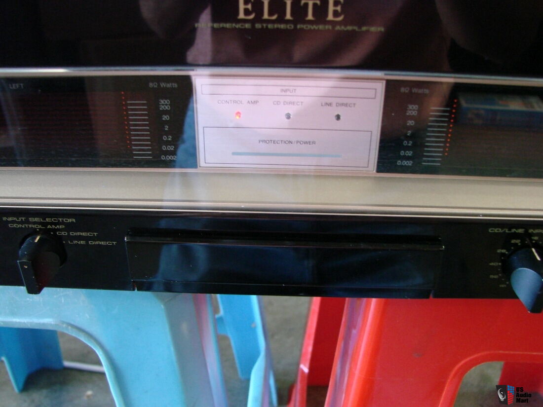 Pioneer ELITE M-91 200 Watts Power Amplifier & C-91 Preamp Amplifier ...