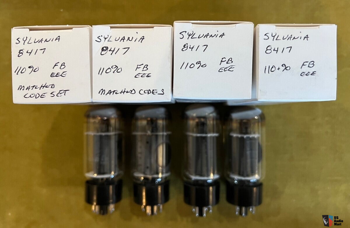 8417 Bogen - Fisher & Quicksilver / Power Output Vacuum Tubes / Quad ...