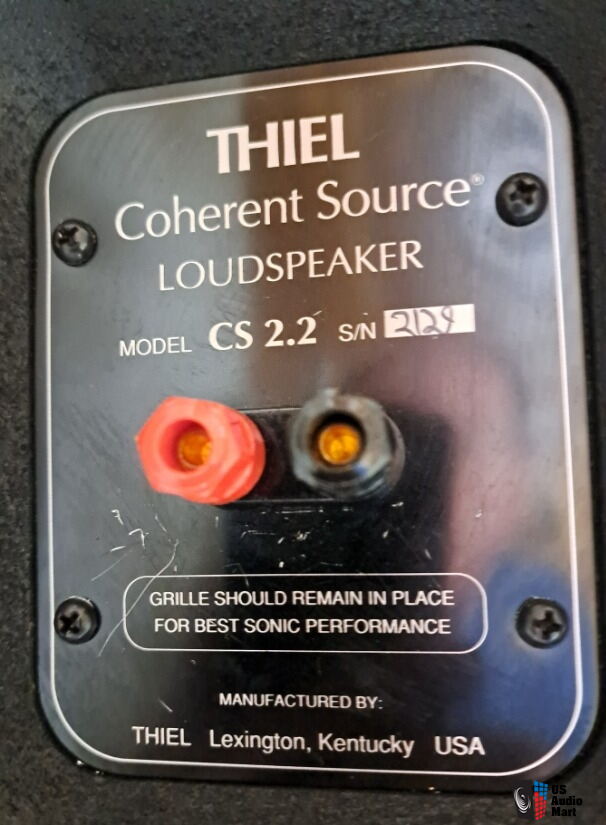 Thiel CS 2 2 speakers Photo #5350093 - US Audio Mart