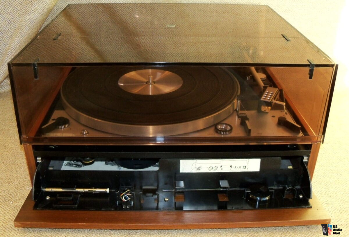 RESTORED Dual 1229Q Turntable CH-20 Dust Cover CK-20 Wood Plinth W ...