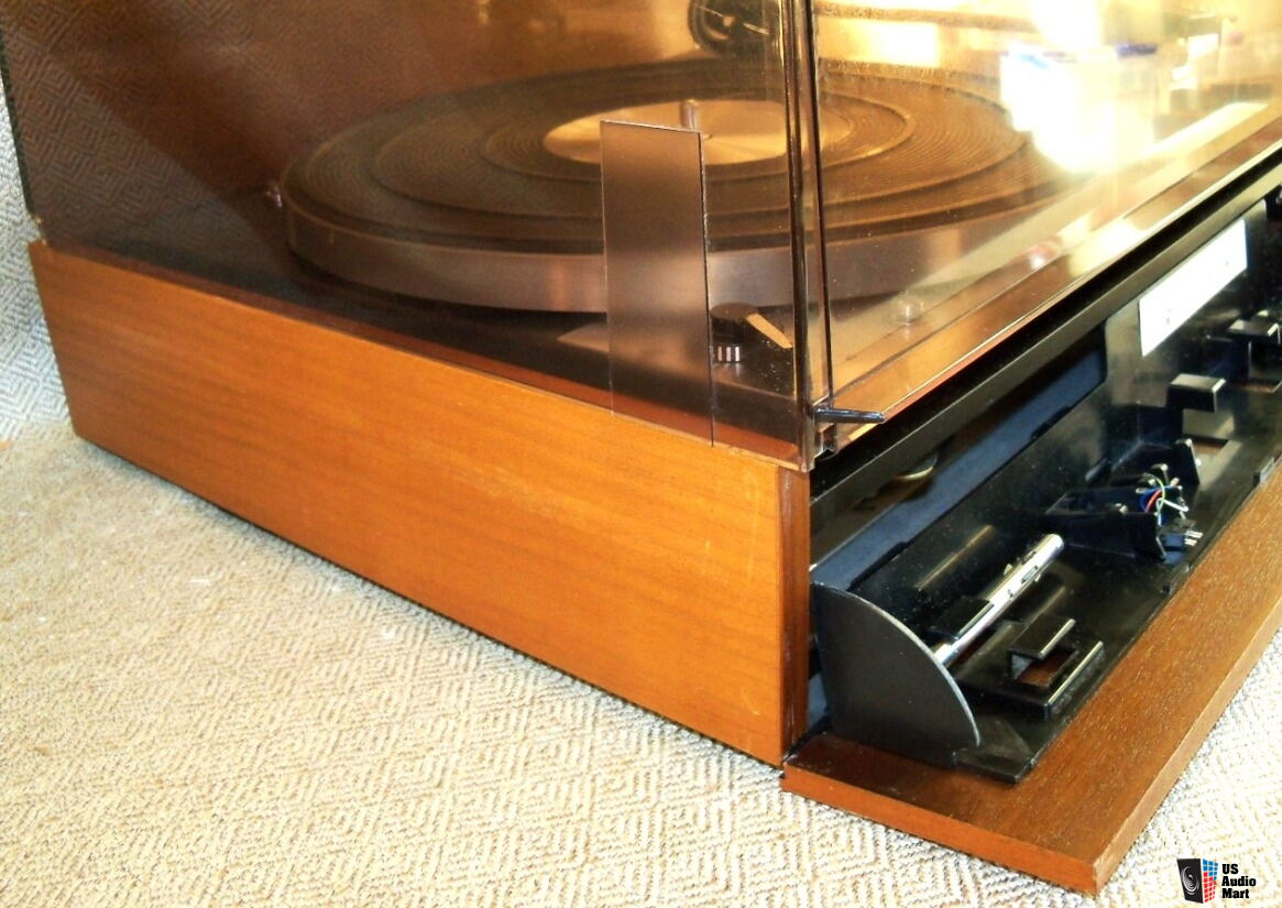RESTORED Dual 1229Q Turntable CH-20 Dust Cover CK-20 Wood Plinth W ...