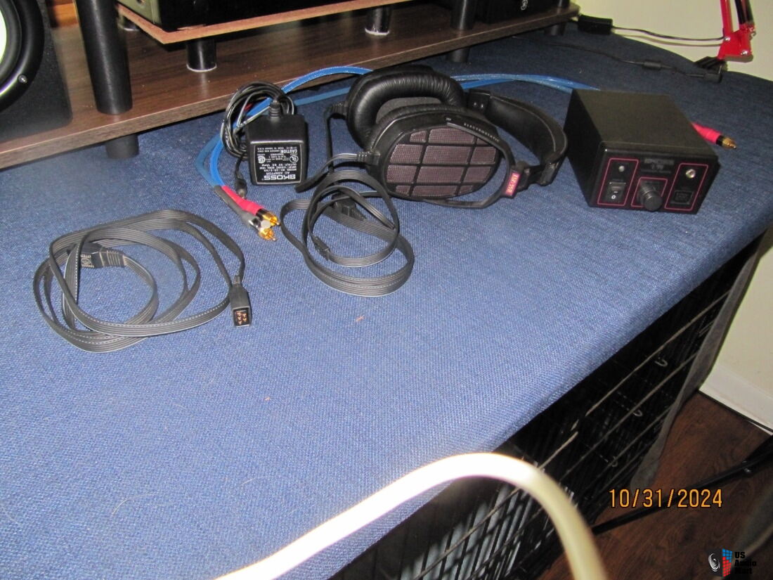 Koss ESP 950 Electrostatic Headphones with Amplifier, cord extension ...