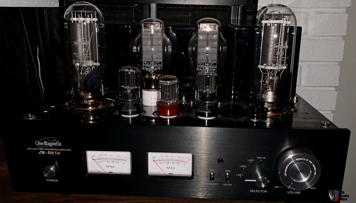 Line Magnetic 805ia Tube Integrated Amplifier - Upgraded tubes - One ...