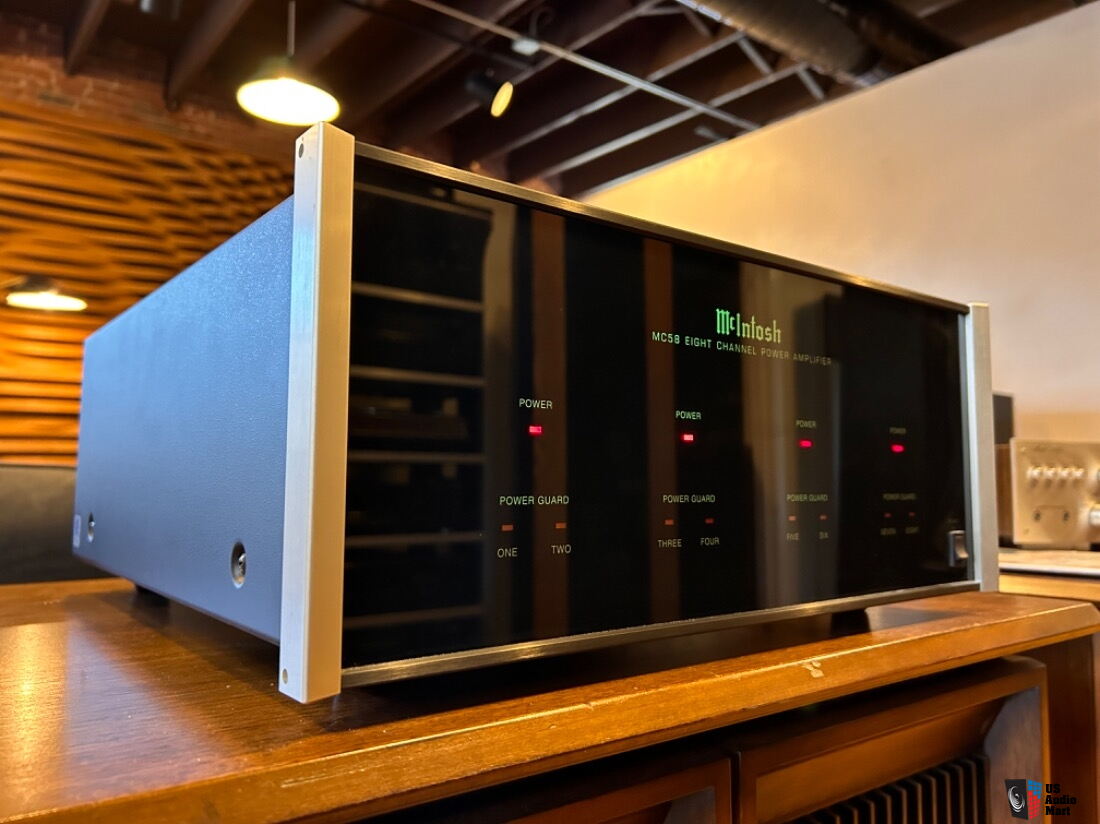 McIntosh MC58, 8-Channel Bridgeable Power Amplifier Photo #5356012 - US ...