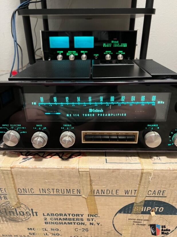 Mcintosh MX114 Tuner/Preamp Excellent For Sale - Canuck Audio Mart