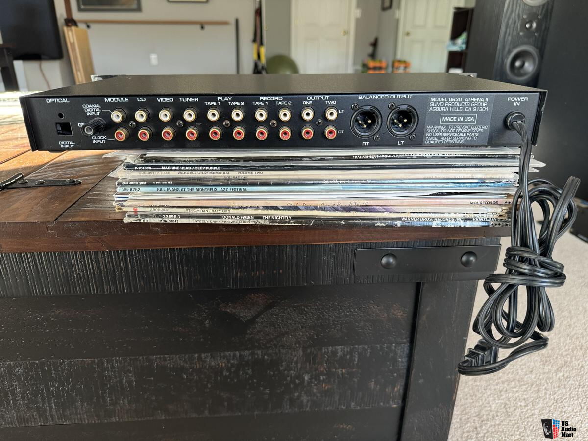 Sumo Athena II Model 0630 Stereo Preamp W/Rack Mount Ears Photo ...