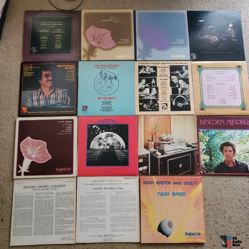 Sheffield Lab Direct Disc Recording LP collection--16 LP Discs Photo ...