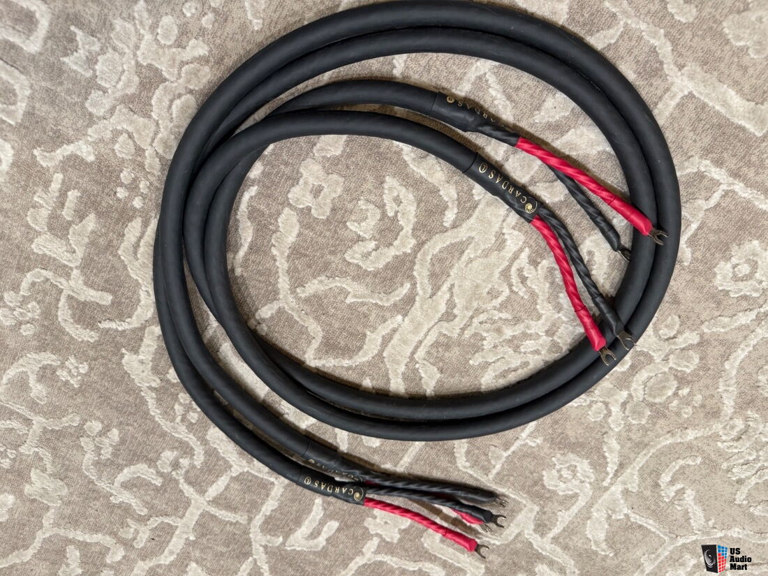 Cardas Golden Reference Speaker Cables 2 Meters With Spade Connectors ...