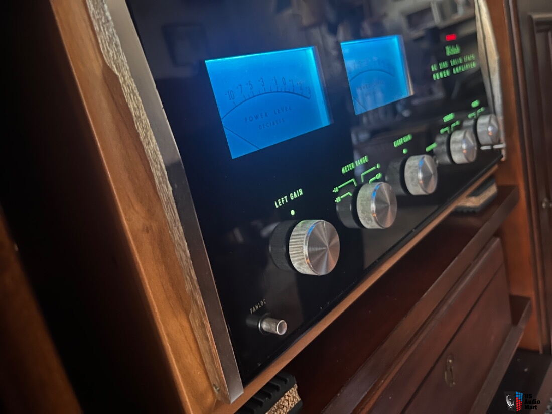 Full Restoration/Custom Cherry Cabinet McINTOSH MC2105 Amp Photo ...